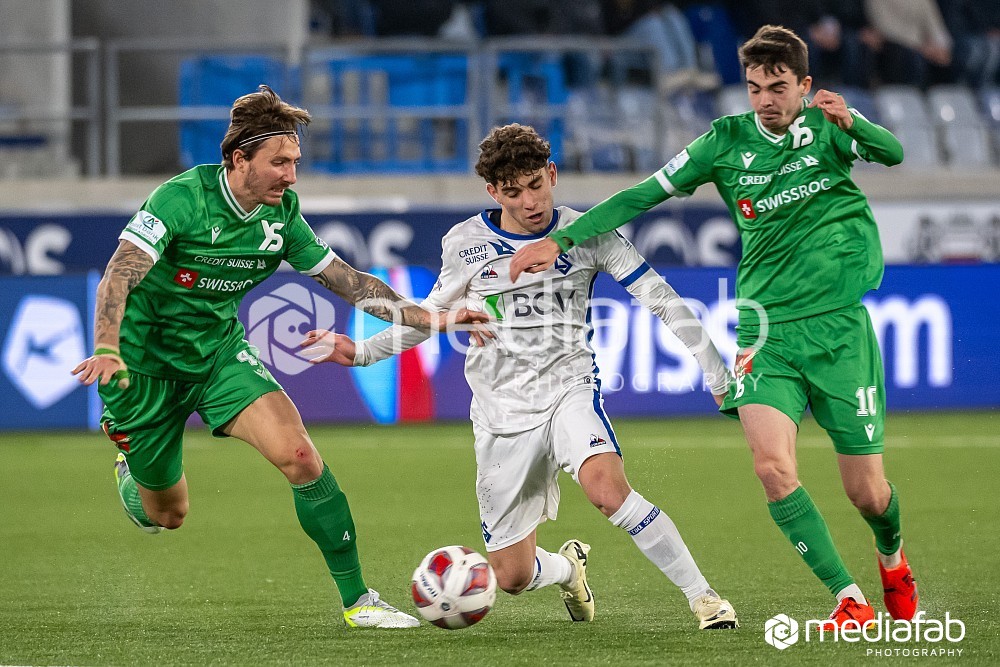 Championnat Super League - 17.02.2024 - FC Lausanne-Sport - Yverdon-Sport - Stade de la Tuilière ...
